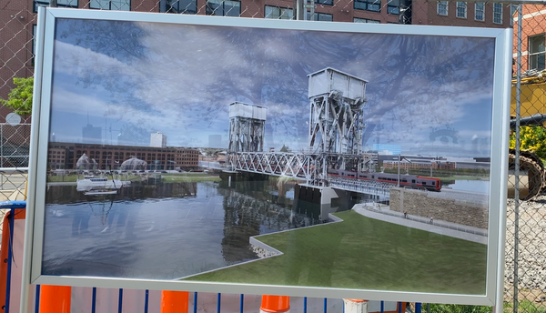 Work Begins on the Walk Bridge, a Major Train Bridge in Norwalk